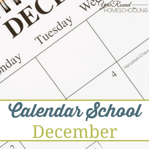 Calendar School - Free Monthly Learning Resources - Year Round ...