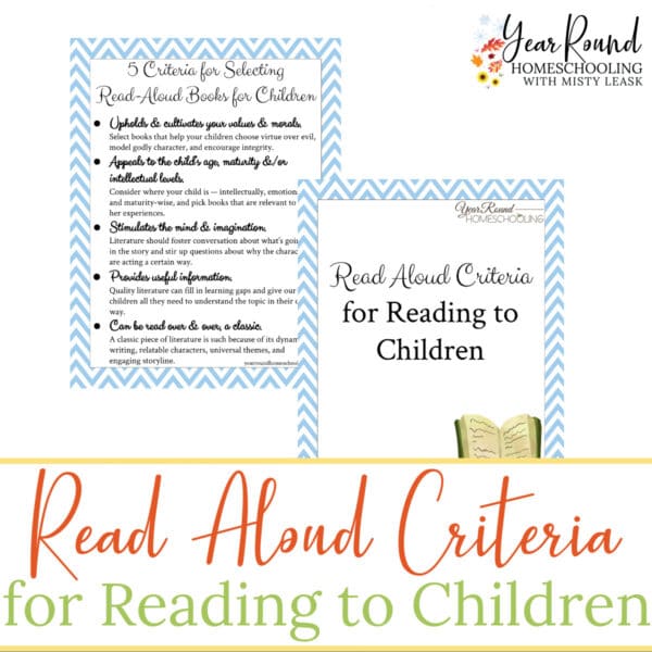 5 Criteria for Selecting Read-Aloud Books for Children - Year Round ...