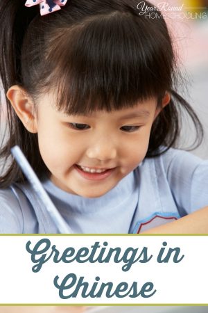 Ni Hao ( Hello ) In Chinese - Year Round Homeschooling