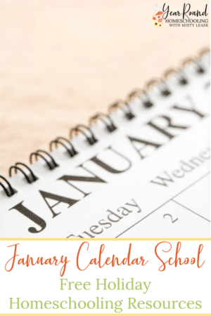 January Calendar School - Free January Holiday Homeschooling Resources ...
