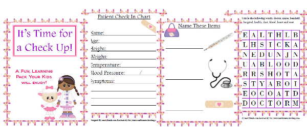 Free Doctor's Visit Pretend Play Packet - Year Round Homeschooling