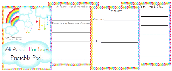 Free Rainbow Unit Study and Printables (Middle School) - Year Round ...