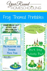 Free Frog Printables - Year Round Homeschooling