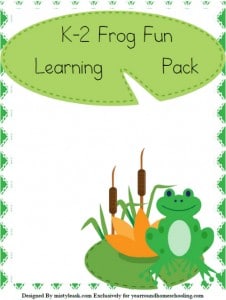 Free Frog Learning Pack (K-2) - Year Round Homeschooling