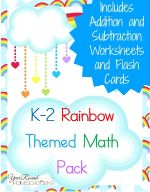 Math Pack Pop Up - Year Round Homeschooling