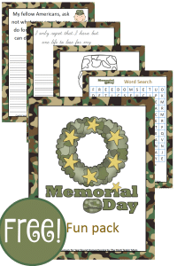 Free Memorial Day Fun Pack - Year Round Homeschooling