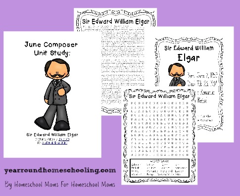 Monthly Composer Unit Study: Edward Elgar - Year Round Homeschooling