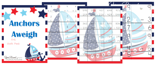 Free Nautical Math Pack (K-2) - Year Round Homeschooling