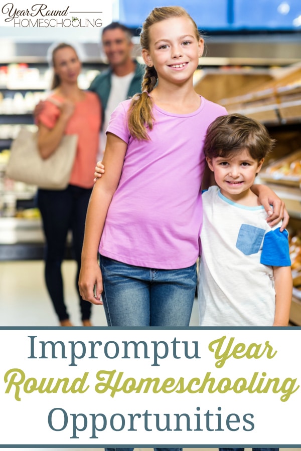 Impromptu Year Round Homeschooling Opportunities - Year Round Homeschooling