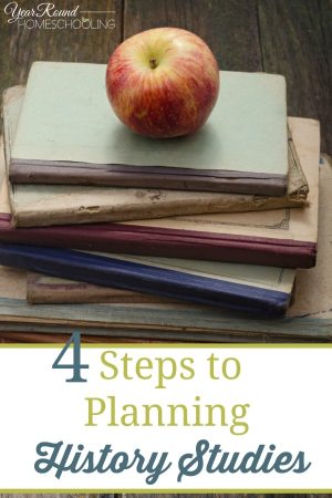 4 Steps to Planning History Studies - Year Round Homeschooling