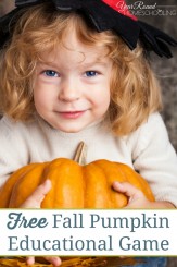 Fall Pumpkin Educational Game - Year Round Homeschooling