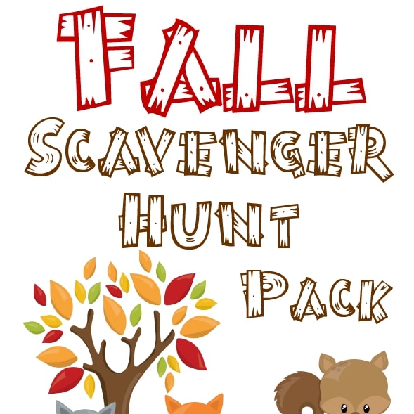 Free Fall Scavenger Hunt Pack - Year Round Homeschooling