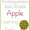 Free Apple Learning Pack (K-2) - Year Round Homeschooling
