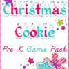 Christmas Cookie PreK Game Pack - Year Round Homeschooling