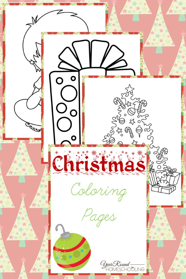 Christmas Coloring Pages - By Year Round Homeschooling - Year Round ...