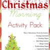 Christmas Morning Activity Pack - Year Round Homeschooling