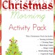 Christmas Morning Activity Pack - Year Round Homeschooling