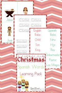 Spanish Christmas Words - Year Round Homeschooling