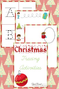 Christmas Tracing Activities - Year Round Homeschooling