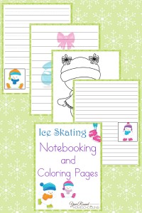 Ice Skating Notebooking and Coloring Pages - Year Round Homeschooling