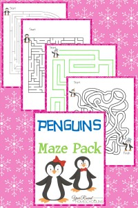 Penguins Maze Pack - Year Round Homeschooling