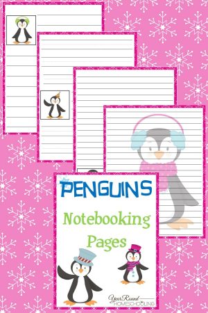 Penguins Notebooking Pages - Year Round Homeschooling