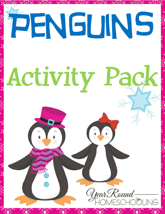 Penguins Activity Pack - Year Round Homeschooling