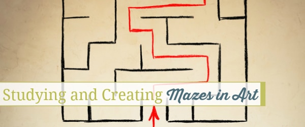 Studying and Creating Mazes in Art - Year Round Homeschooling