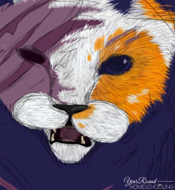 How to Draw a Scarred Cat Using Digital Media - Year Round Homeschooling