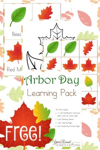 Free Arbor Day Learning Pack - Year Round Homeschooling