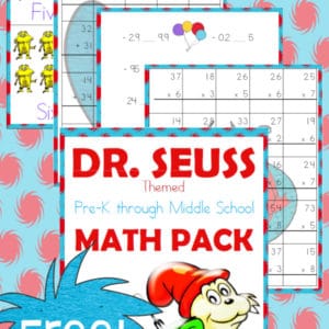Bee Mine Math Pack (PreK-Middle School) - Year Round Homeschooling