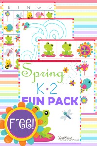 Free Spring K-2 Fun Pack - Year Round Homeschooling