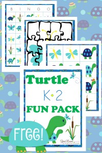 Free Turtle K-2 Fun Pack - Year Round Homeschooling