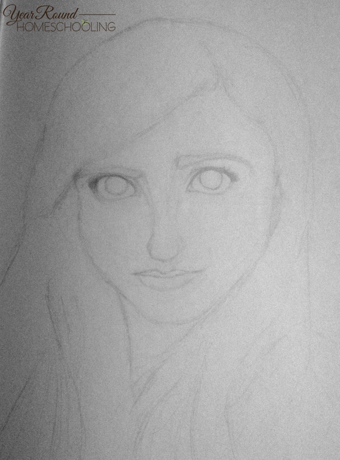 Art Tutorial: How to Draw the Human Face - Year Round Homeschooling