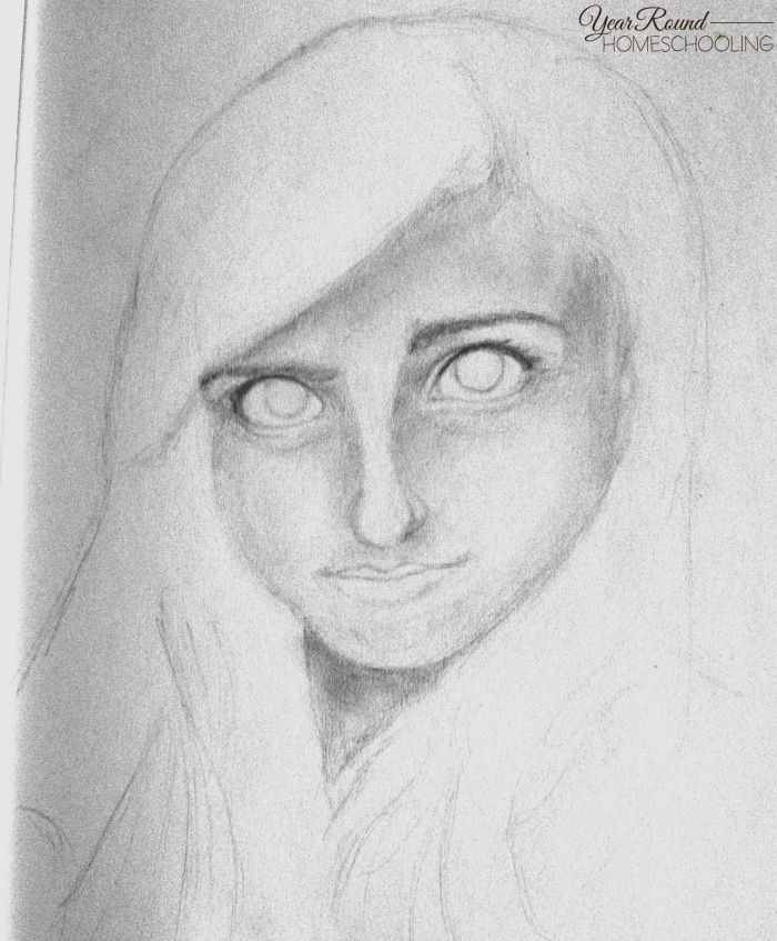 Art Tutorial: How to Draw the Human Face - Year Round Homeschooling