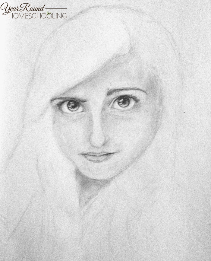 Art Tutorial: How to Draw the Human Face - Year Round Homeschooling