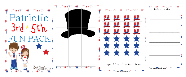 Free Patriotic 3rd- 5th Fun Pack - Year Round Homeschooling