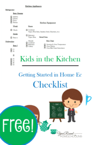 Kids in the Kitchen: Getting Started with Home Ec - Year Round ...