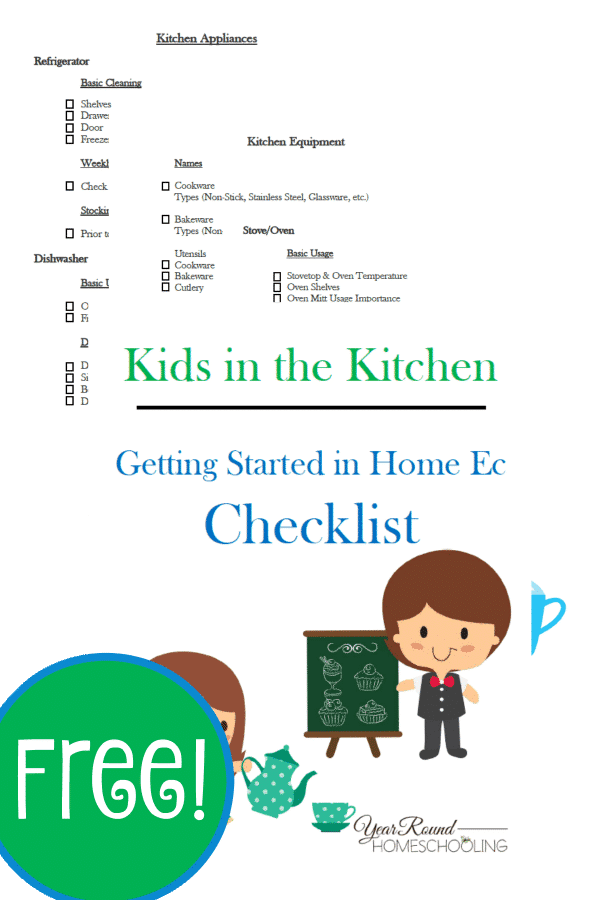 Kids in the Kitchen: Getting Started with Home Ec - Year Round ...