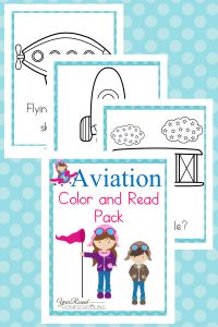 Aviation Color & Read Pack - Year Round Homeschooling