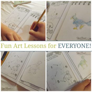 Fun & Easy Drawing Lessons for Kids - Year Round Homeschooling