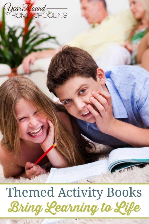 Themed Activity Books Bring Learning to Life - Year Round Homeschooling