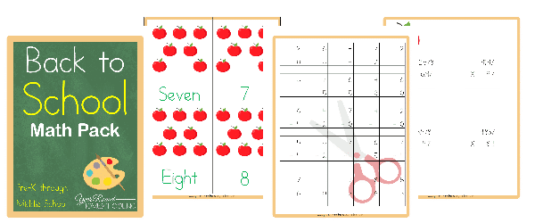 Back to School Math Pack - Year Round Homeschooling