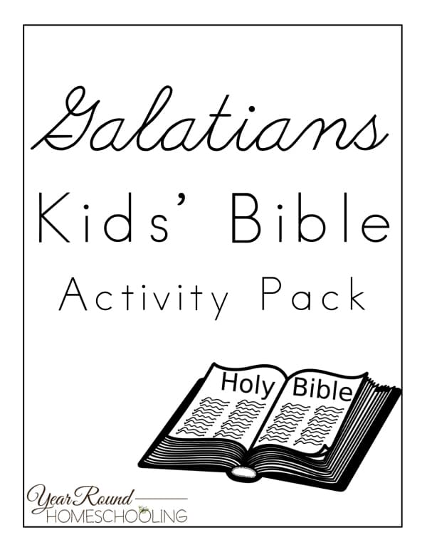 Bible Activity Packs for Kids - By Year Round Homeschooling - Year ...