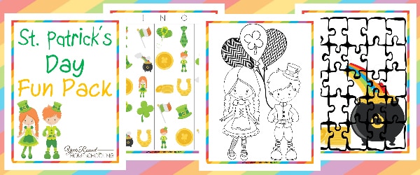 St. Patrick's Day Fun Pack - Year Round Homeschooling