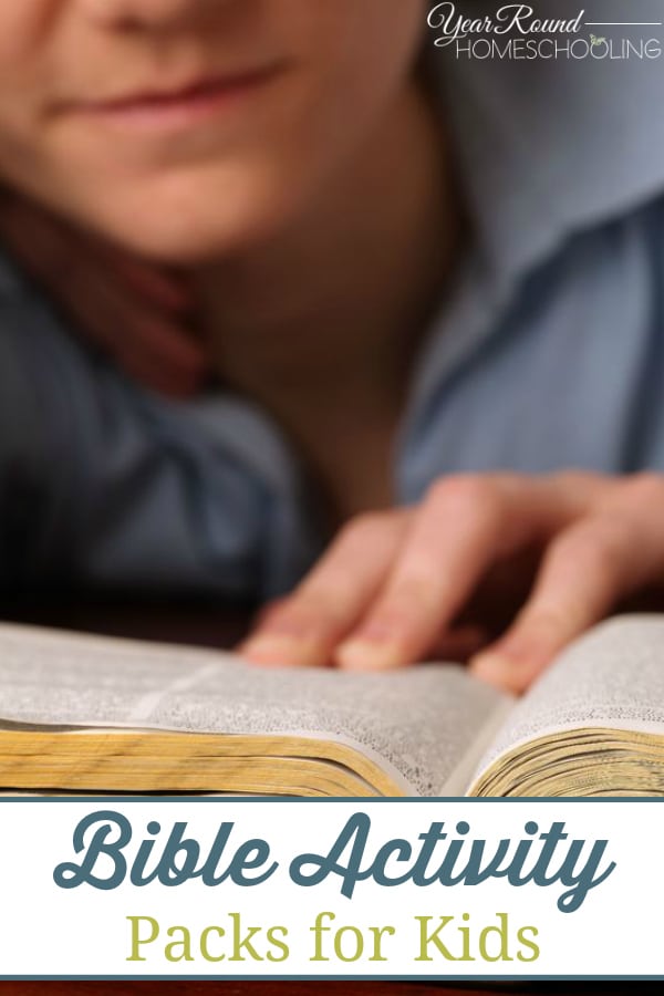 Bible Activity Packs for Kids - By Year Round Homeschooling - Year ...