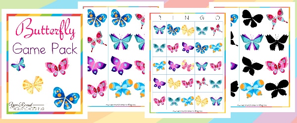 Butterfly Game Pack - Year Round Homeschooling