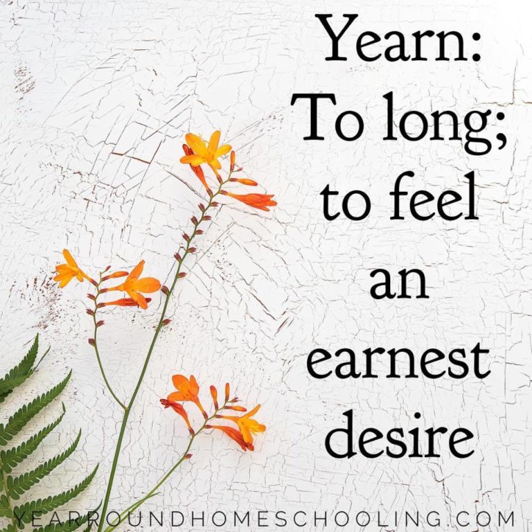 Hearts that Yearn for Joy - Year Round Homeschooling
