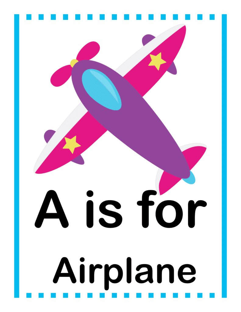 A is for Airplane Activity Pack - Year Round Homeschooling