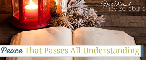 Peace That Passes All Understanding - Year Round Homeschooling